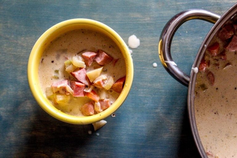 Smoked Kielbasa and Beer Chowder