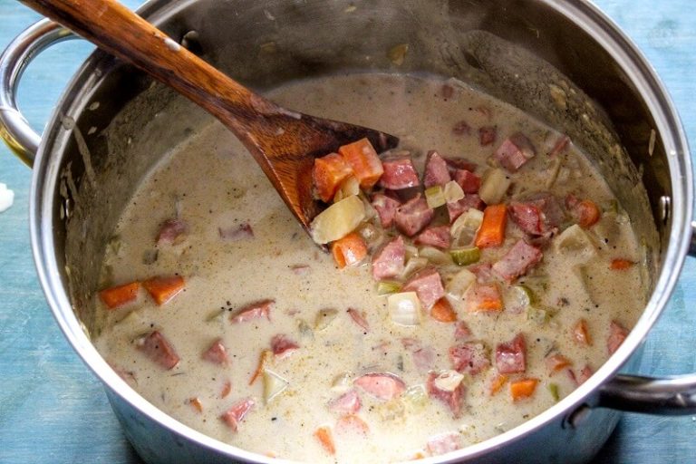 Smoked Kielbasa and Beer Chowder