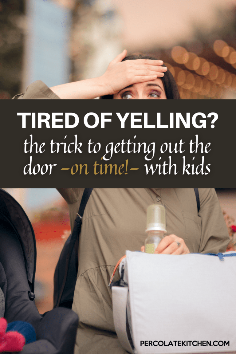 Tired of Yelling? Here’s How to Get Out the Door with Kids.