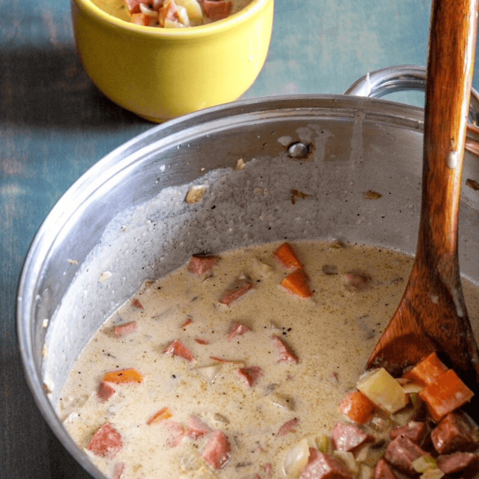 Smoked Kielbasa and Beer Chowder