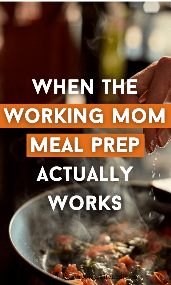 When the Working Mom Meal Prep Actually WORKS